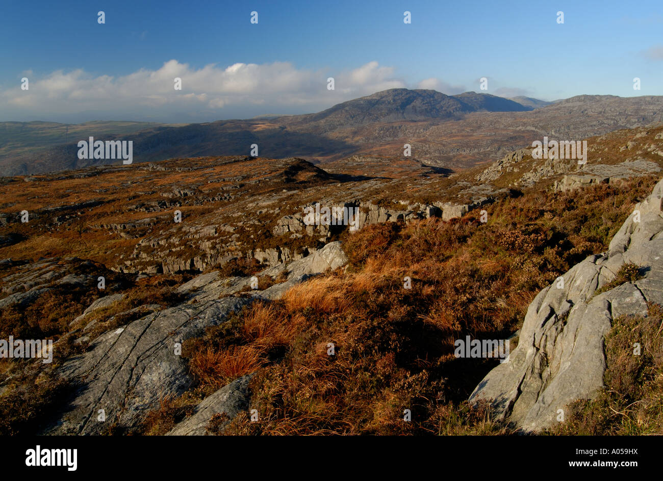 The Rhinogs Mountain Range Snowdonia North West Wales Stock Photo - Alamy