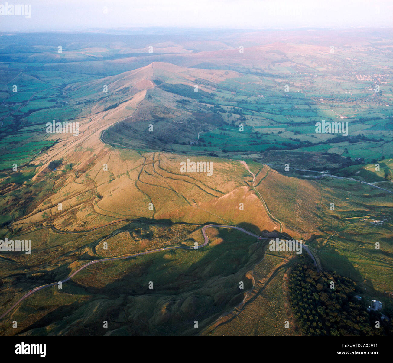 Mam tor prehistoric iron age hill fort hi-res stock photography and ...