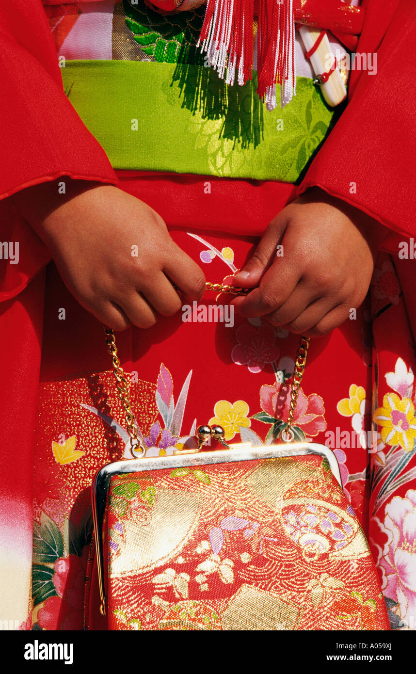 People, Girl At Shichigosan Festival Stock Photo - Alamy