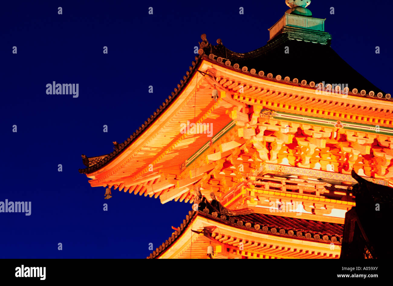 Kyoto, Kyomizu Temple, Night Stock Photo - Alamy