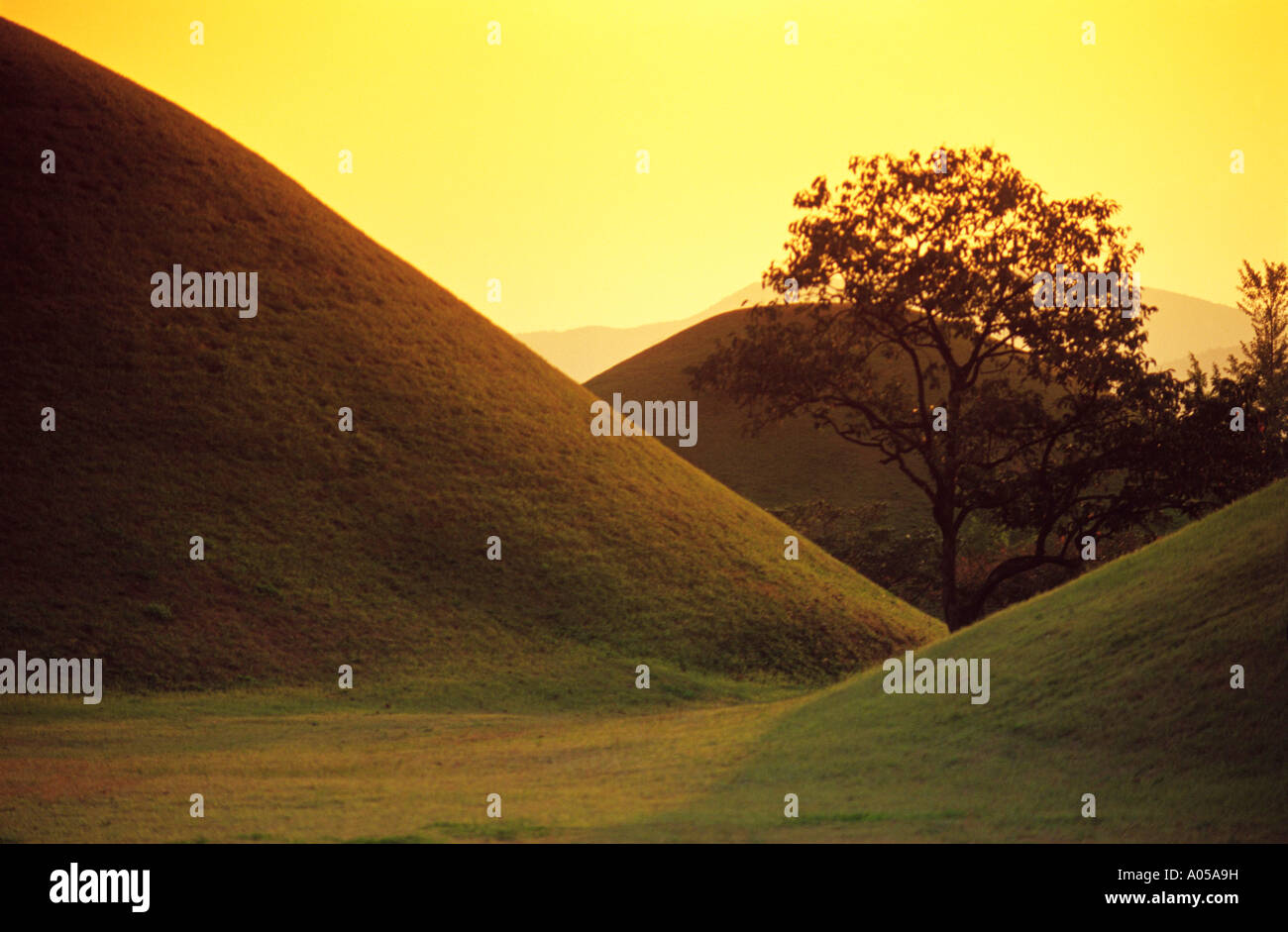 Tumuli park royal tombs hi-res stock photography and images - Alamy