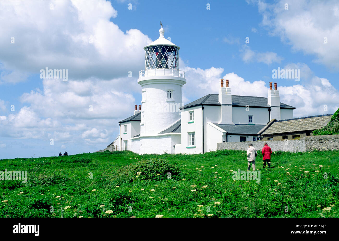 Caldey lighthouse hi-res stock photography and images - Alamy