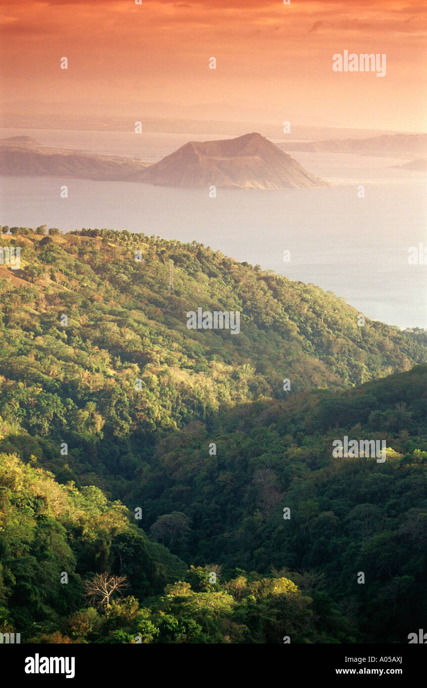 Lake Taal & Taal Volcano, View Stock Photo - Alamy
