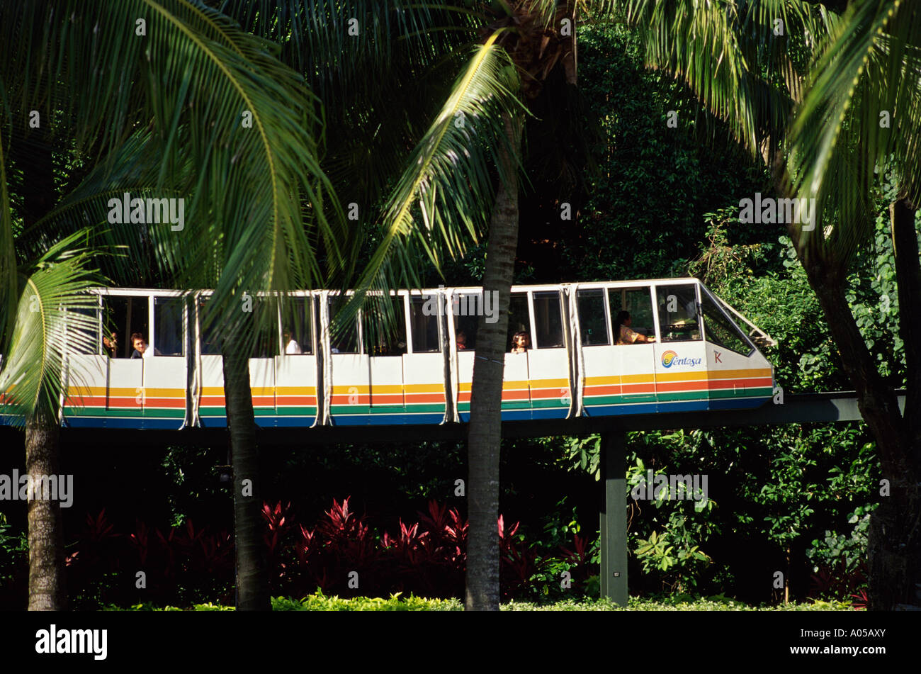 Sentosa island monorail hi-res stock photography and images - Alamy