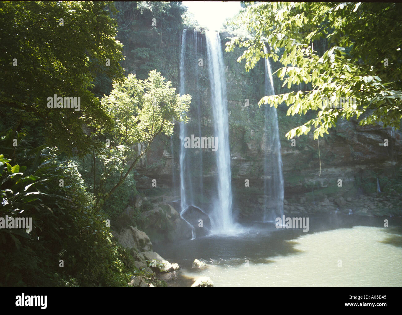Misol Ha Cascade Chiapas Mexico Stock Photo - Alamy