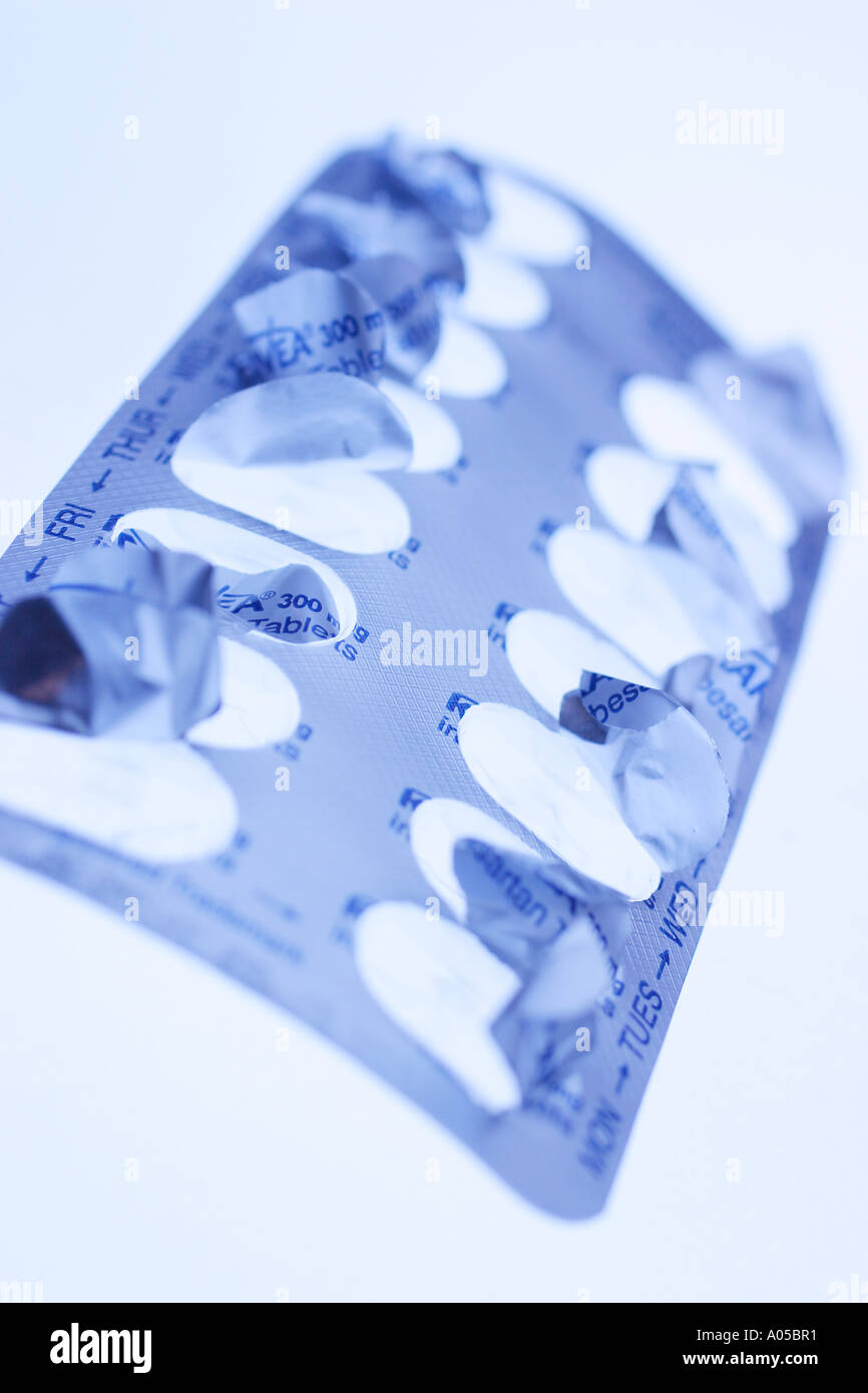 Empty Blister Pill Pack Stock Photo - Alamy