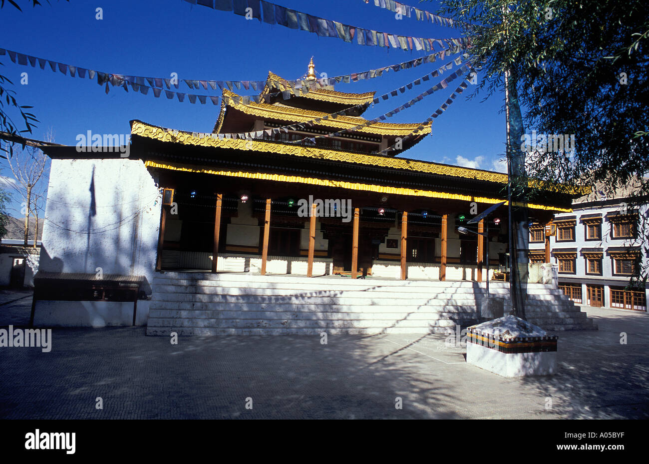 Leh temple centre of Leh Ladakh India Stock Photo - Alamy