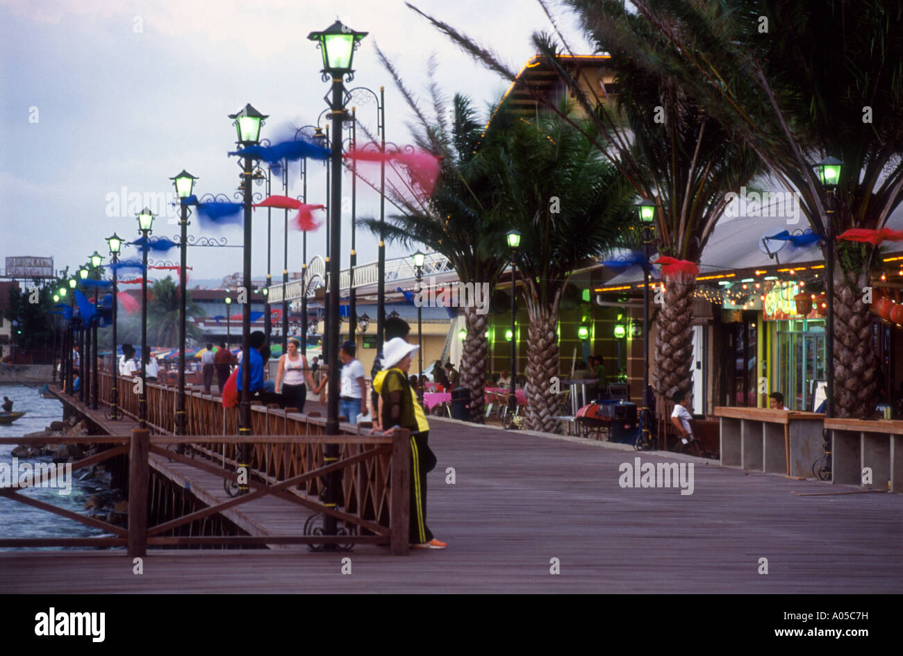 Kota Kinabalu, Waterfront Esplanade Stock Photo - Alamy