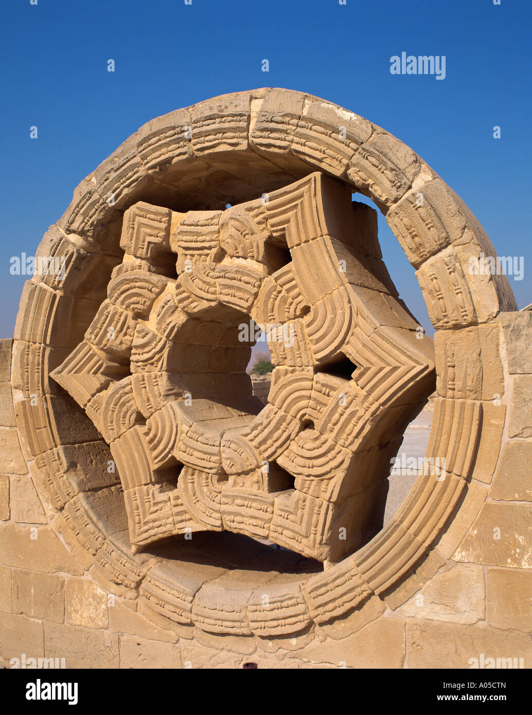 Israel, Jericho, Hisham Palace, Stone Carving Stock Photo - Alamy