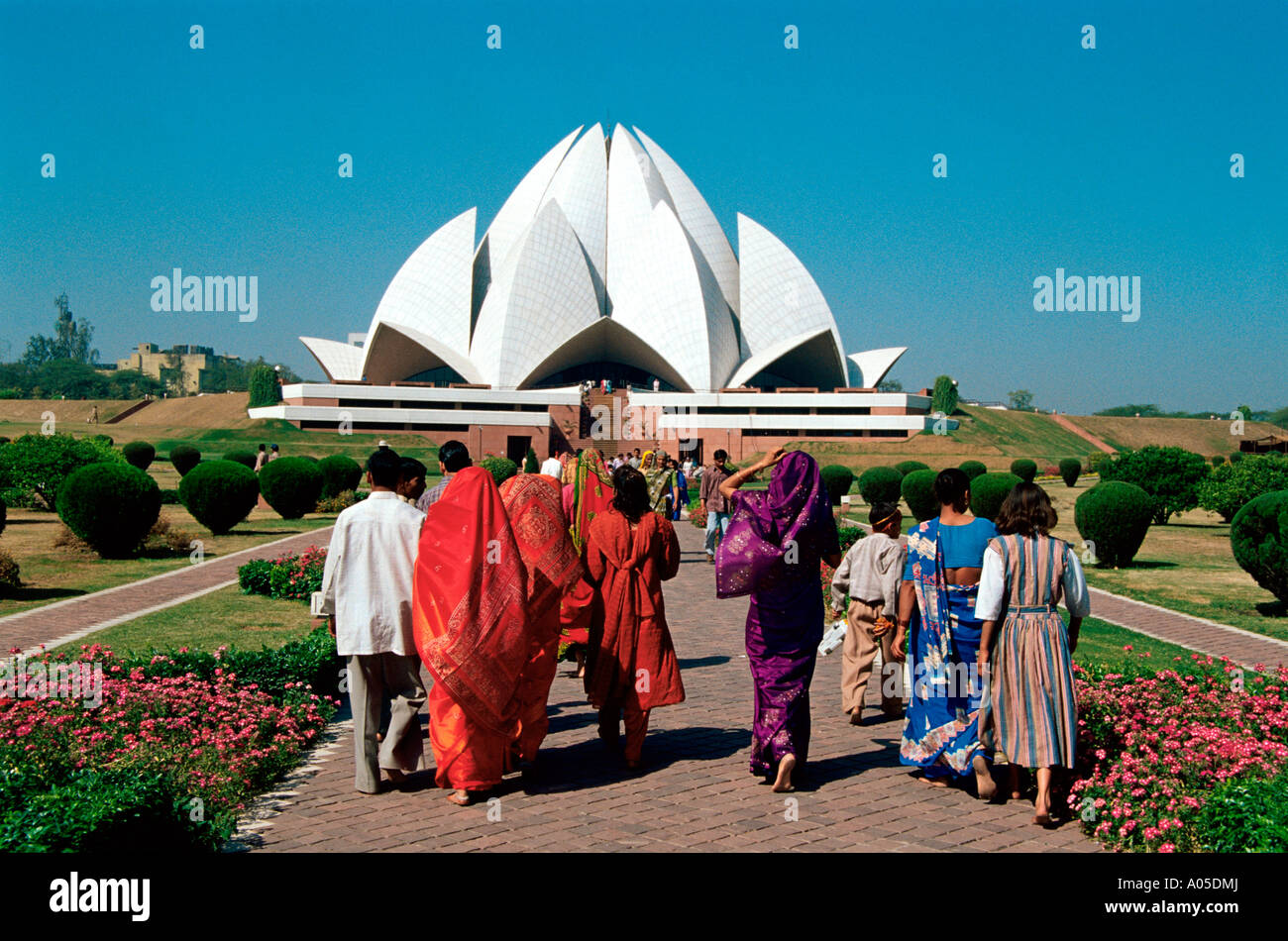 India, Delhi, Bahai Temple Stock Photo - Alamy