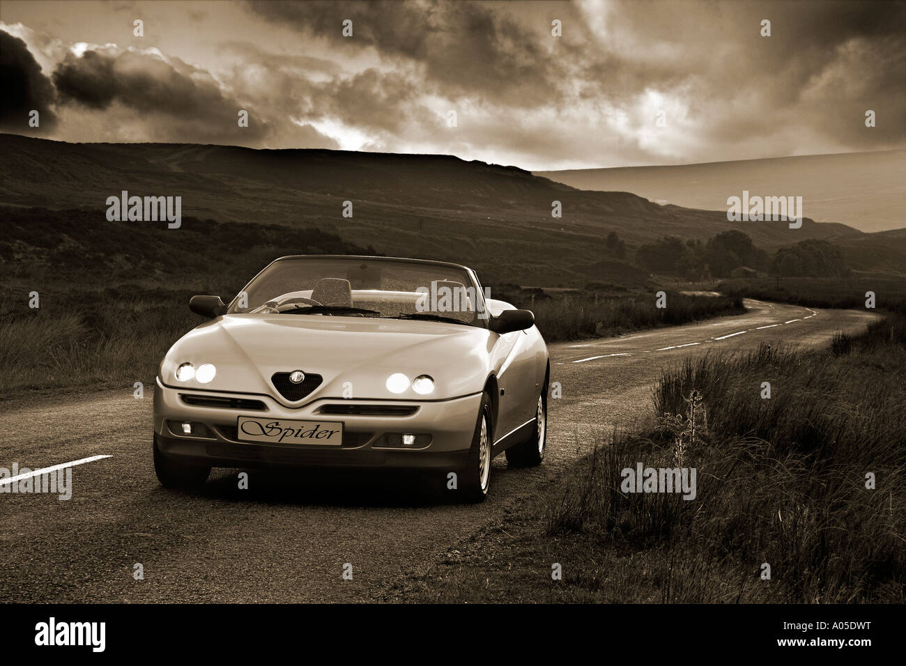Alfa Romeo Spider Stock Photo - Alamy