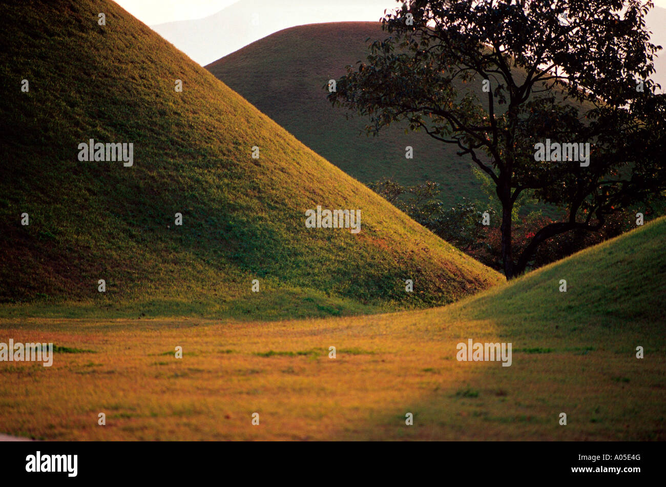 Tumuli park royal tombs gyeongju hi-res stock photography and images ...