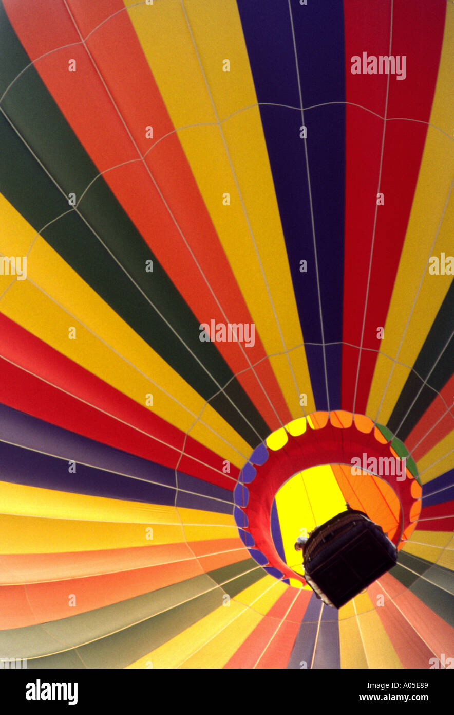 Hot air balloon side underview 68 Stock Photo - Alamy