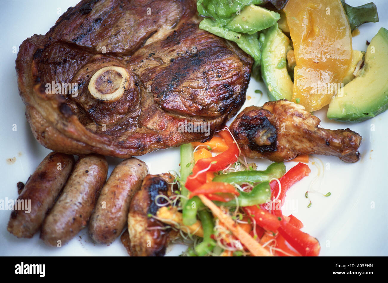 Food, Typical Australian BBQ Food, Day Stock Photo - Alamy