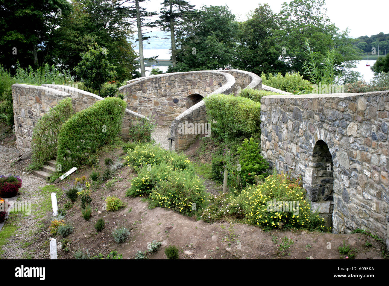 Aistear Maze, Mountshannon, Lough Derg,Ireland Stock Photo - Alamy
