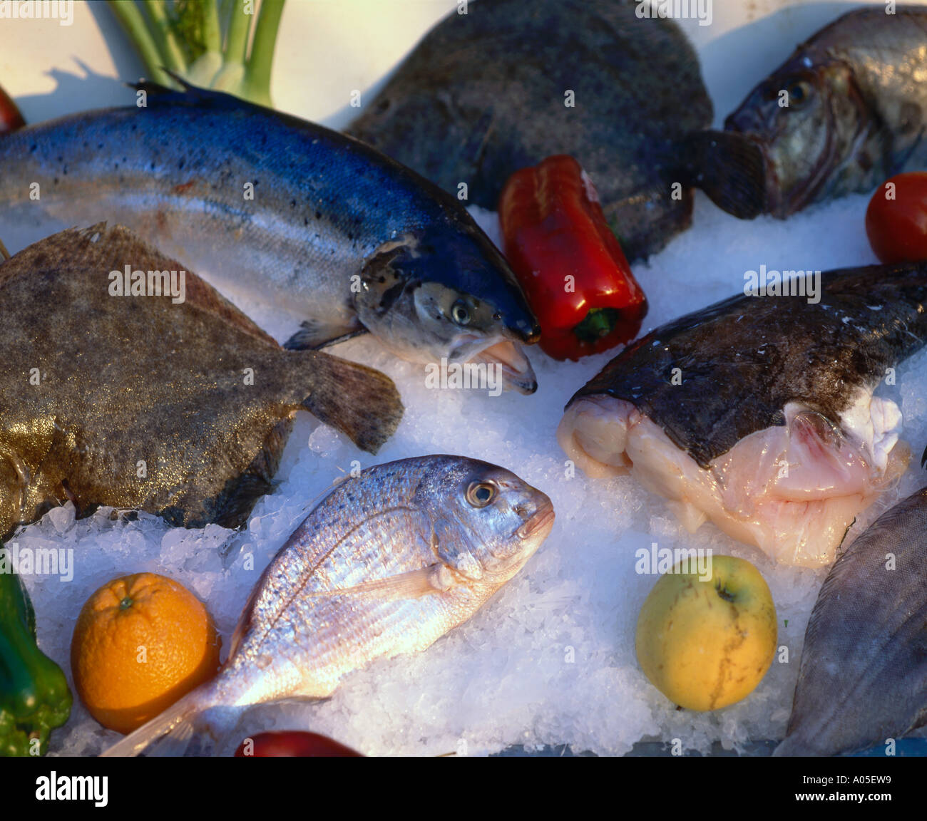 France French Riviera Nice seafood Stock Photo - Alamy