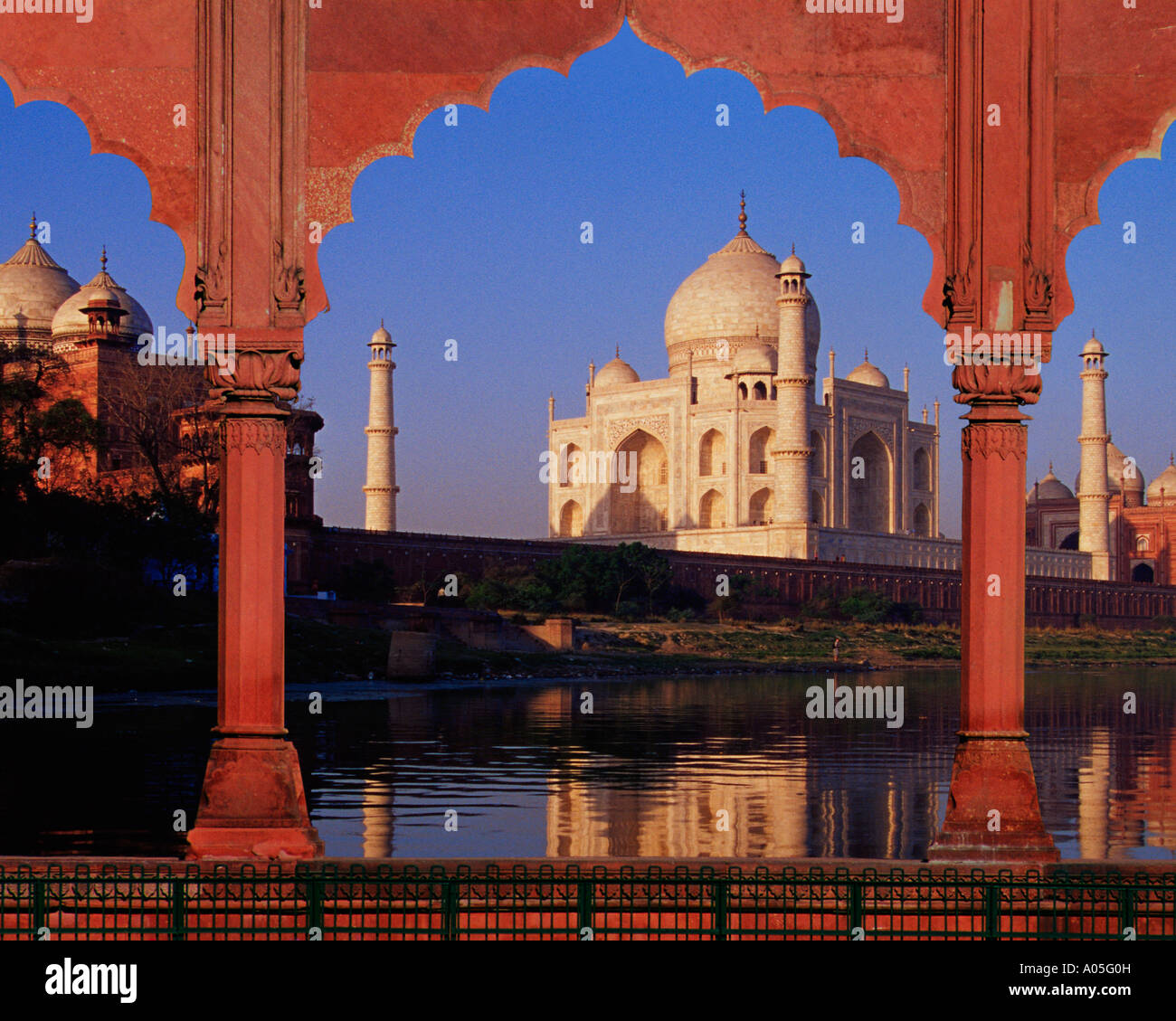 Agra, Taj Mahal, (composite Stock Photo - Alamy