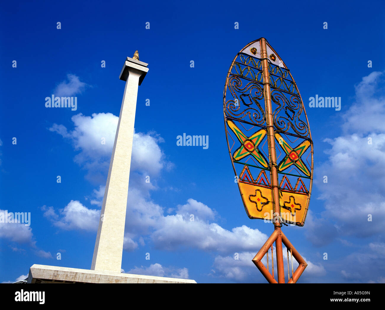 Java, Jakarta, National Monument, Day Stock Photo - Alamy