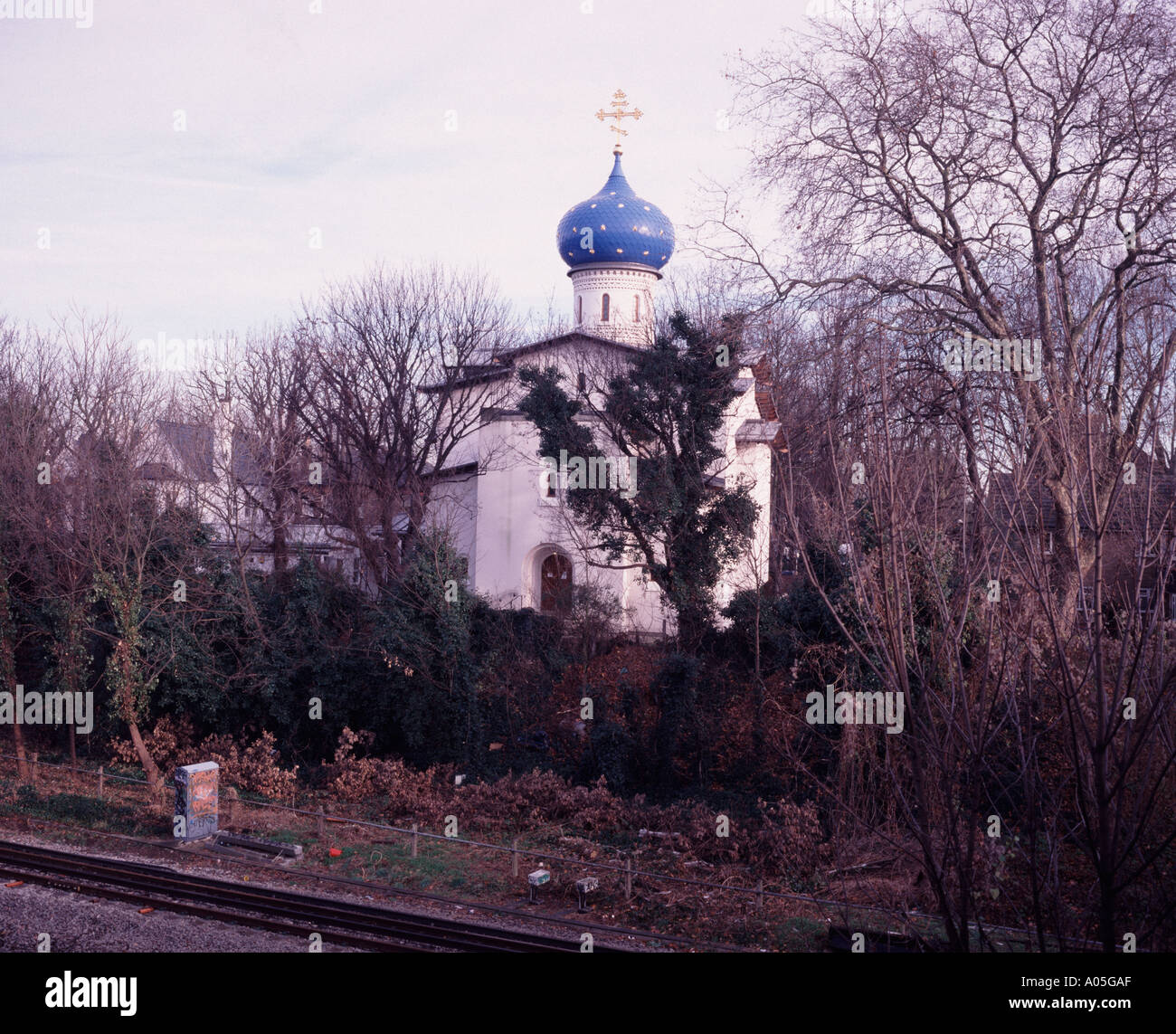 Russian orthodox cathedral london hi-res stock photography and images ...