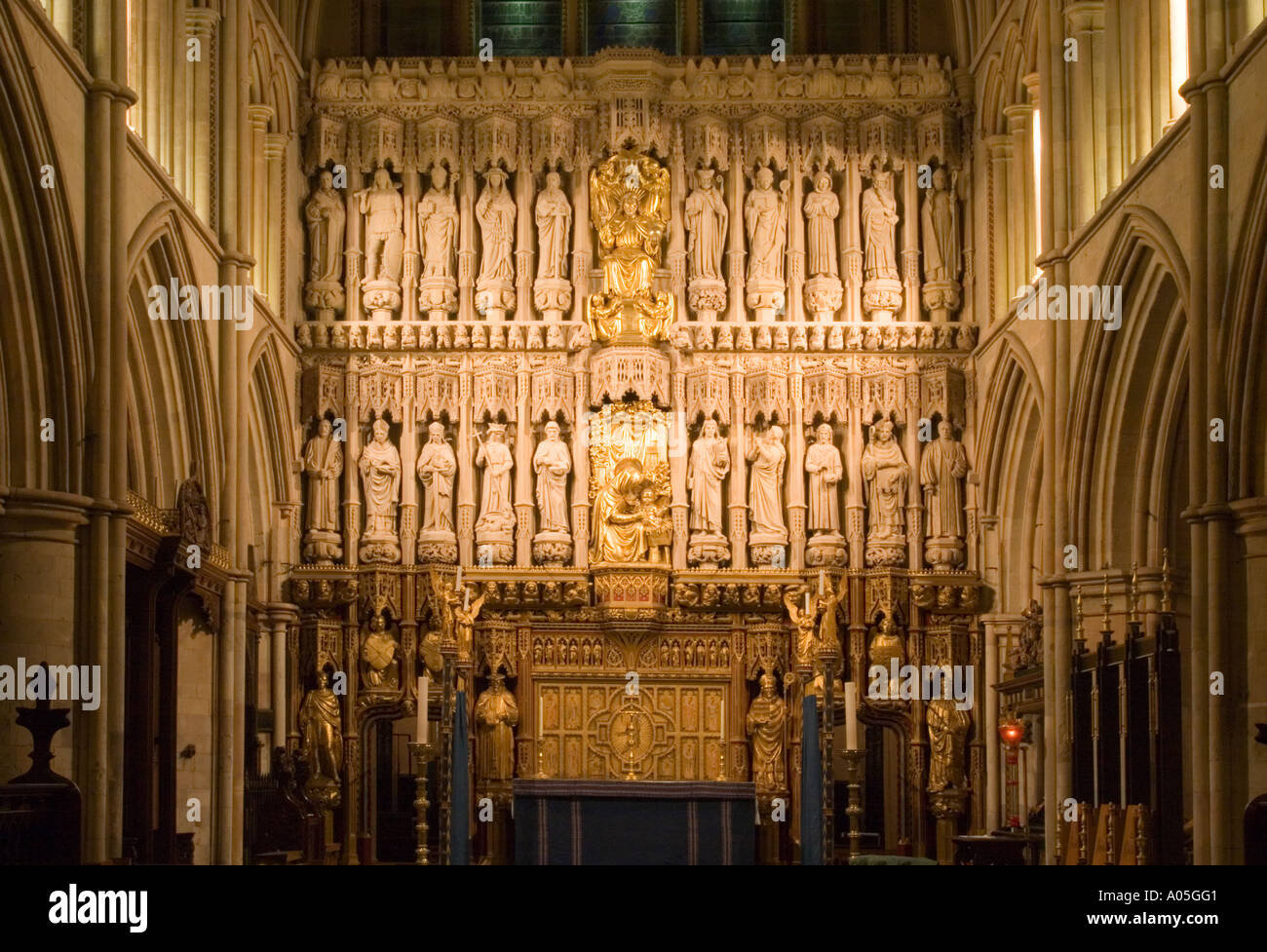 The High Alter - Southwark Cathedral - London Stock Photo - Alamy