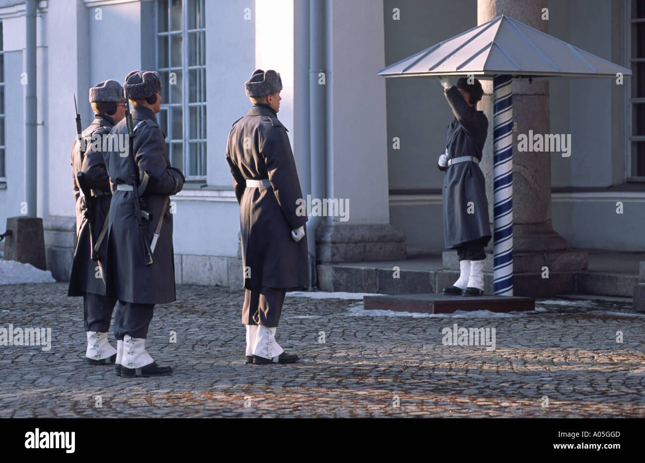 Military sentry. Helsinki, Finland Stock Photo - Alamy