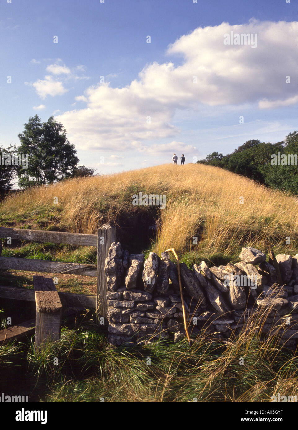 Prehistoric long barrow english cotswolds hi-res stock photography and ...