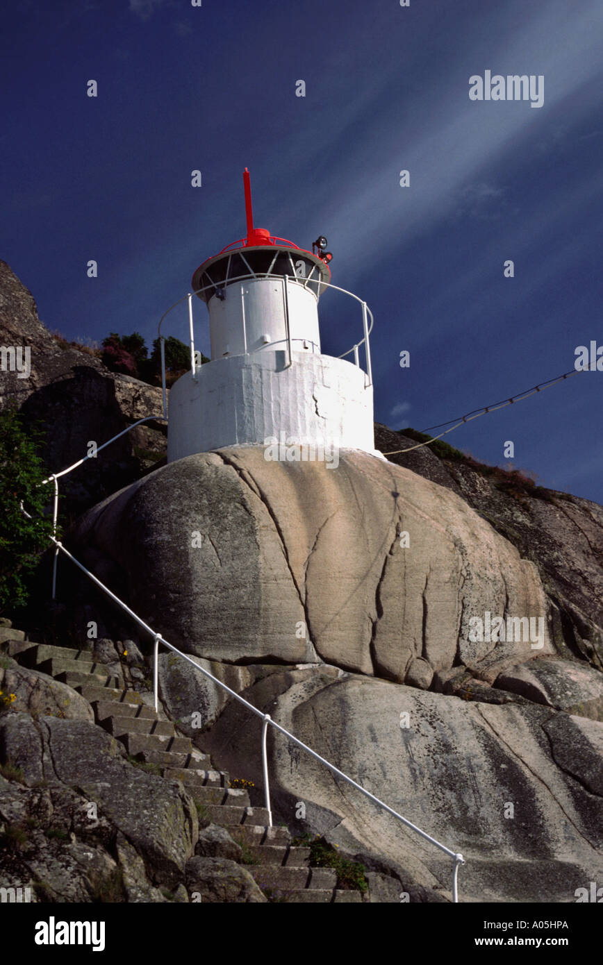 Light house. Havstenssund, Bohuslan, Sweden Stock Photo - Alamy