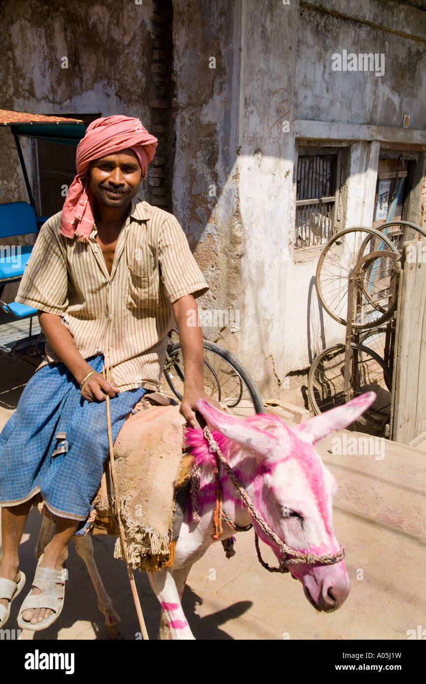 Man on donkey hi-res stock photography and images - Alamy