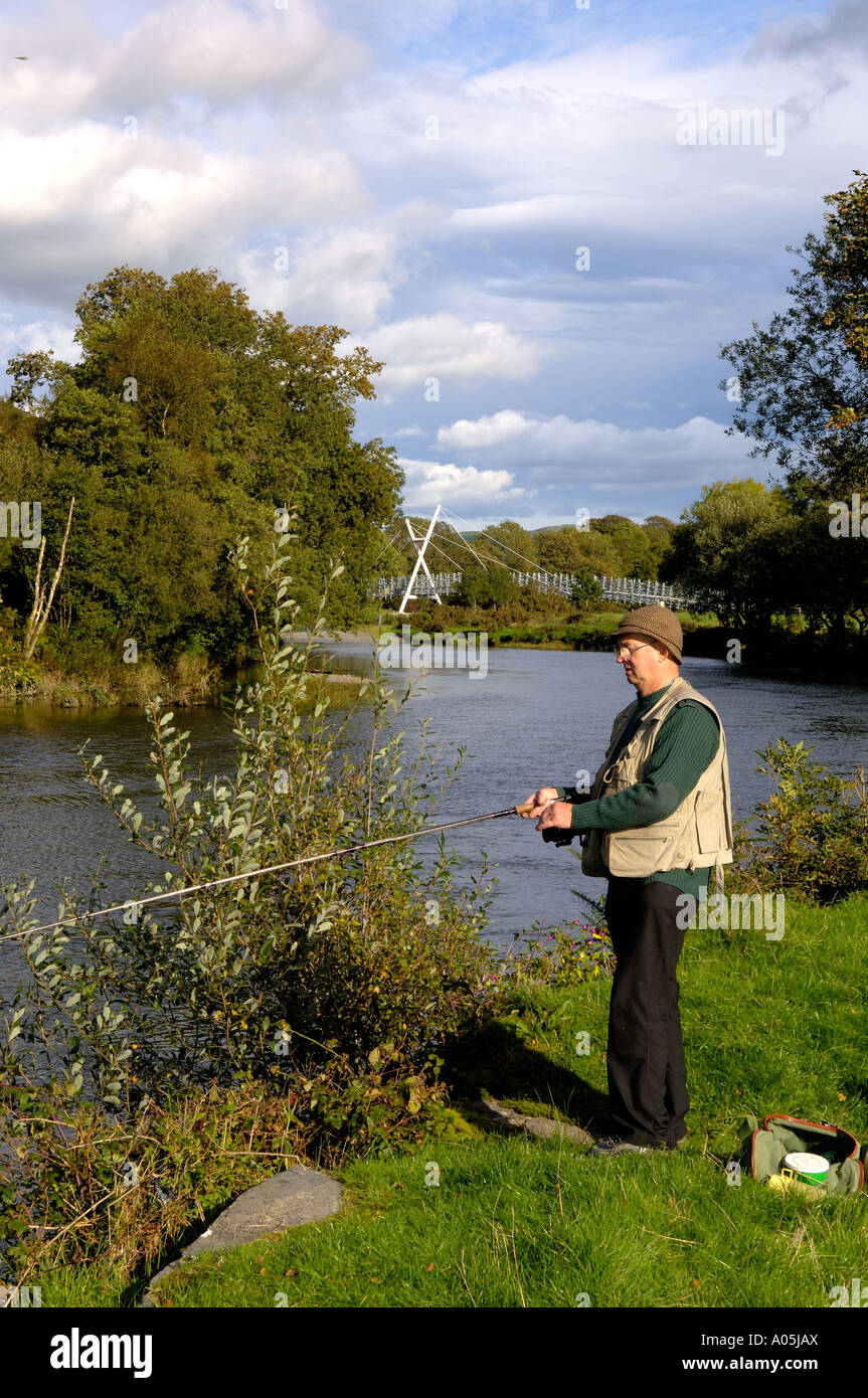 Salmon fishing in river dovey hi-res stock photography and images - Alamy