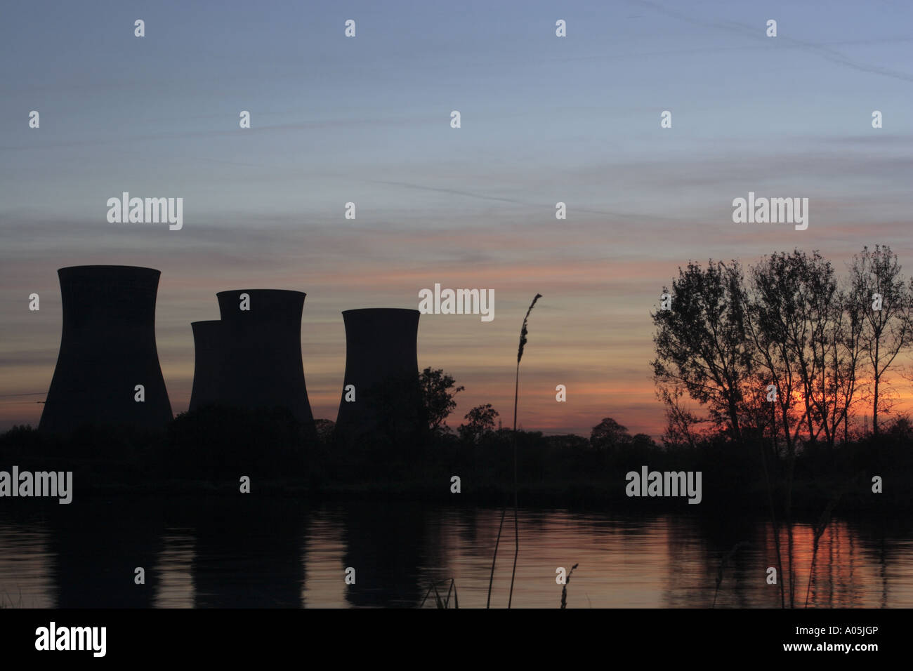 Thorpe Marsh, Diminished Power Station Stock Photo - Alamy