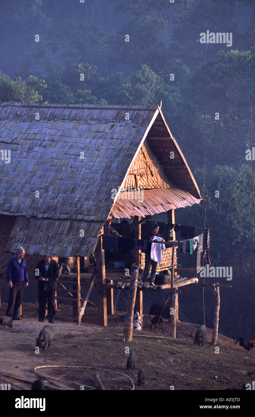 Adventure village houses huts house hut hi-res stock photography and ...