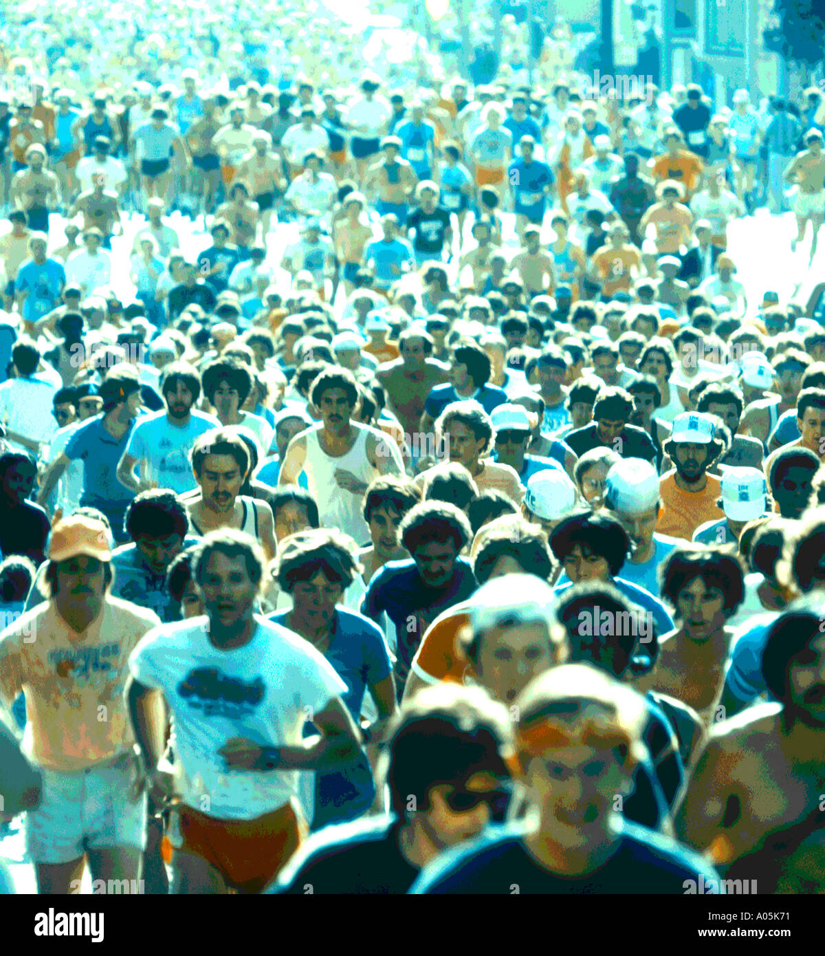 A crowd of runners in a marathon Stock Photo - Alamy