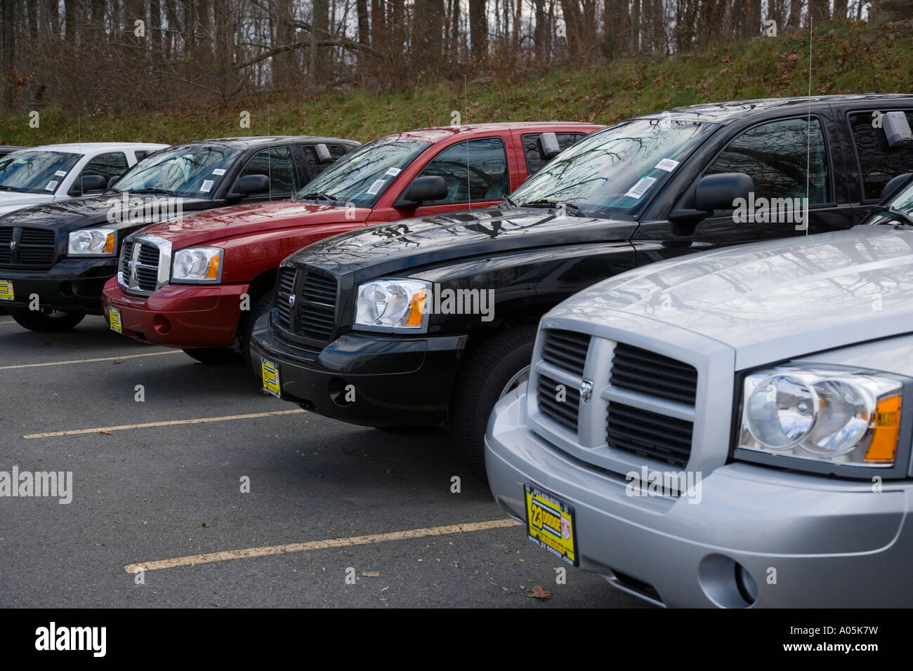 Vehicles for sale at an auto dealership Stock Photo - Alamy