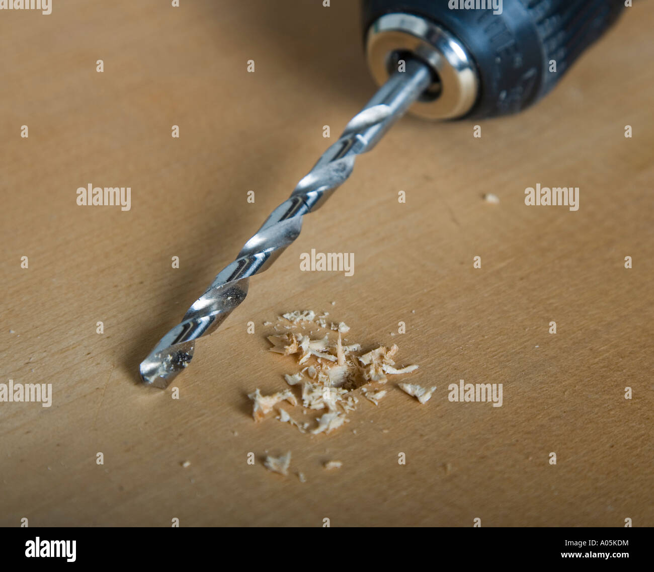 Drill bit on a power tool Stock Photo - Alamy