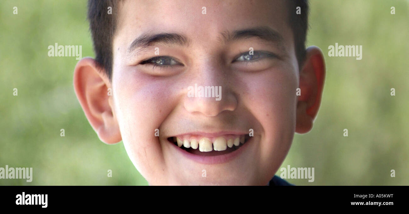 smiling young Turkish boy Stock Photo - Alamy