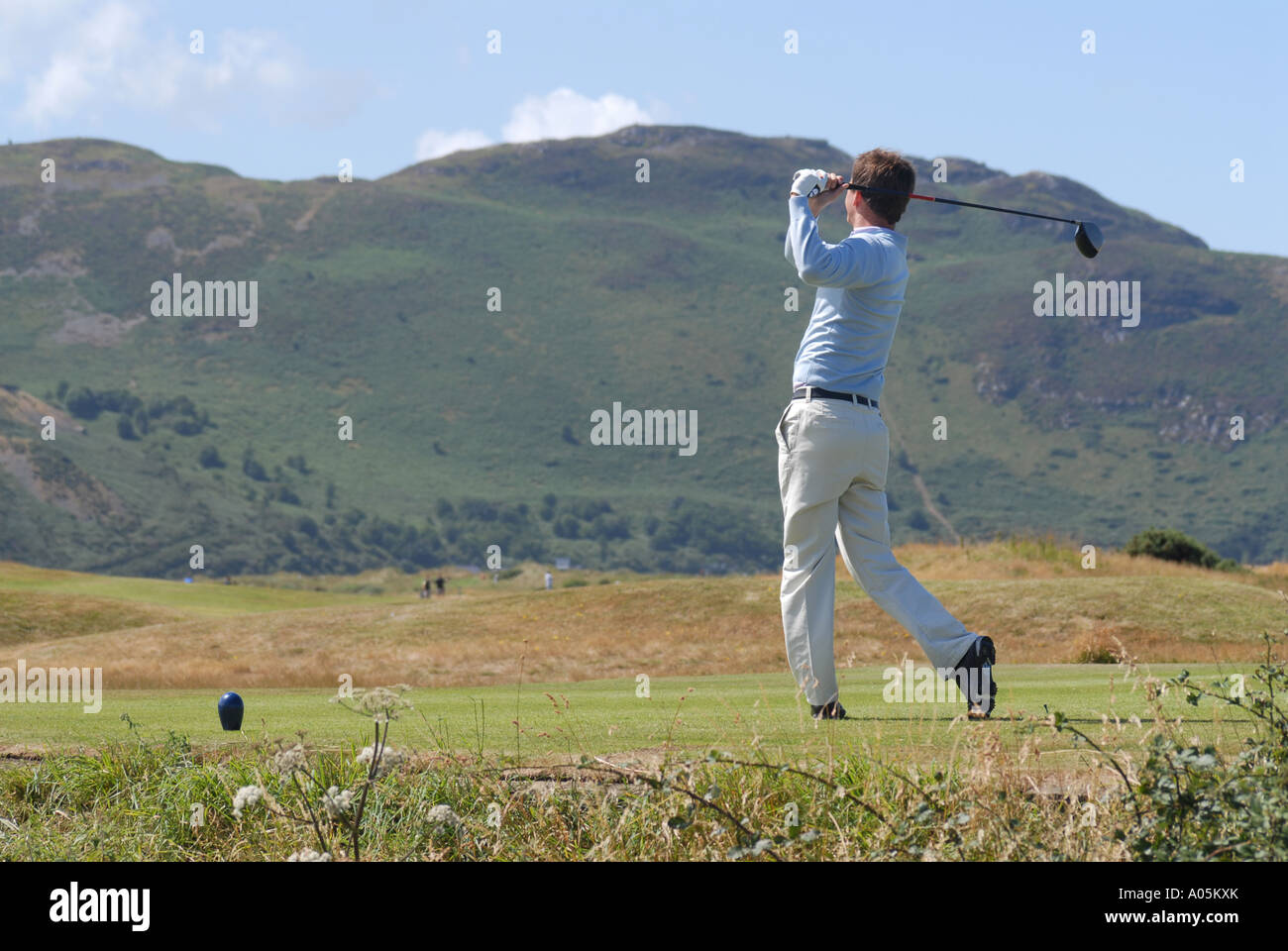 Conwy golf course hi-res stock photography and images - Alamy