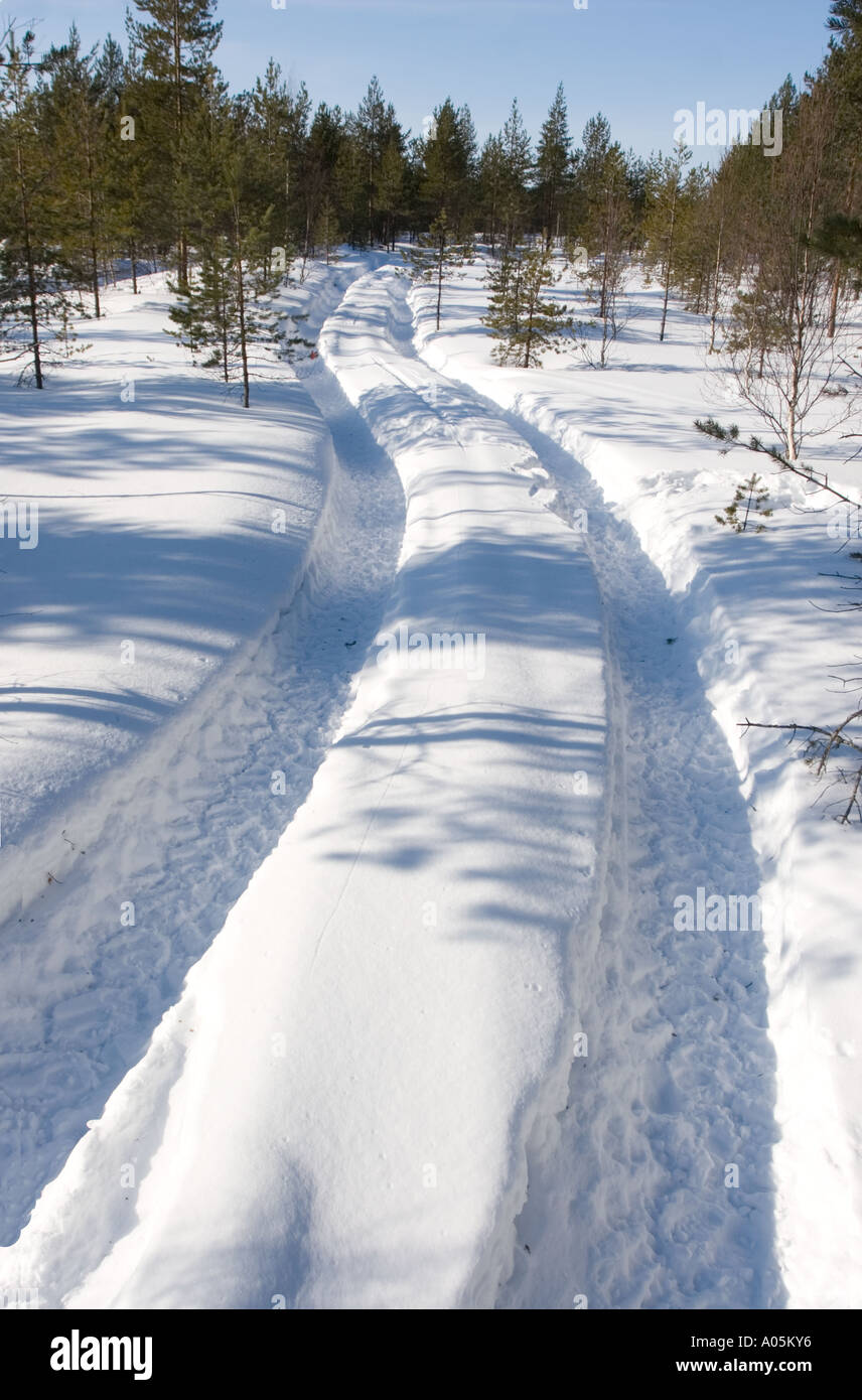 Deep snow tracks hi-res stock photography and images - Alamy