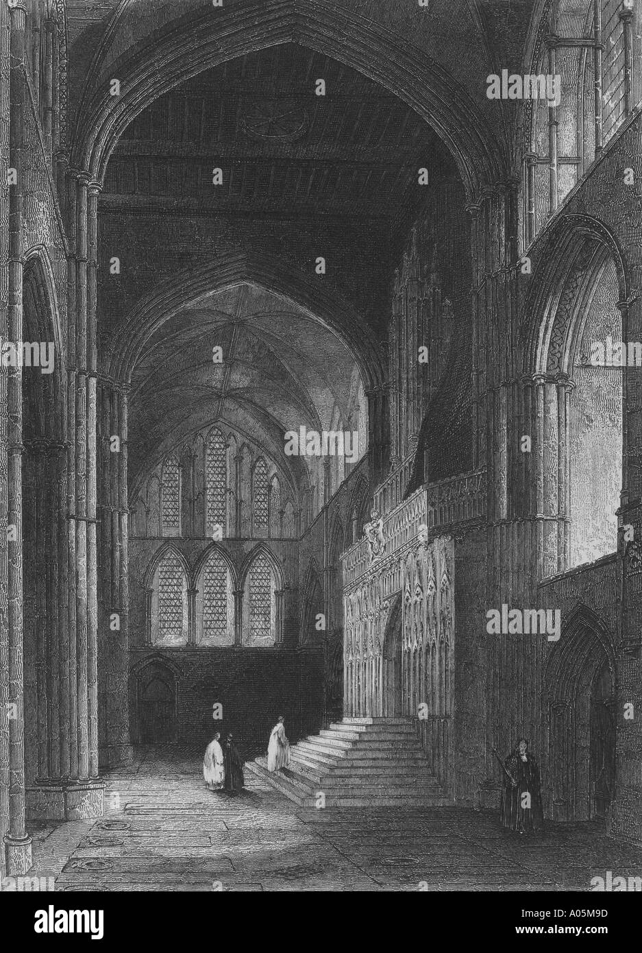 Transept arch Black and White Stock Photos & Images - Alamy