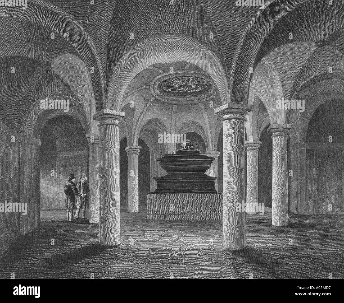 Saint St Pauls Cathedral The Crypt Monument of Admiral Viscount Nelson ...