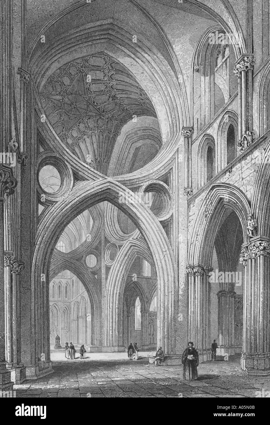 Transept arch Black and White Stock Photos & Images - Alamy