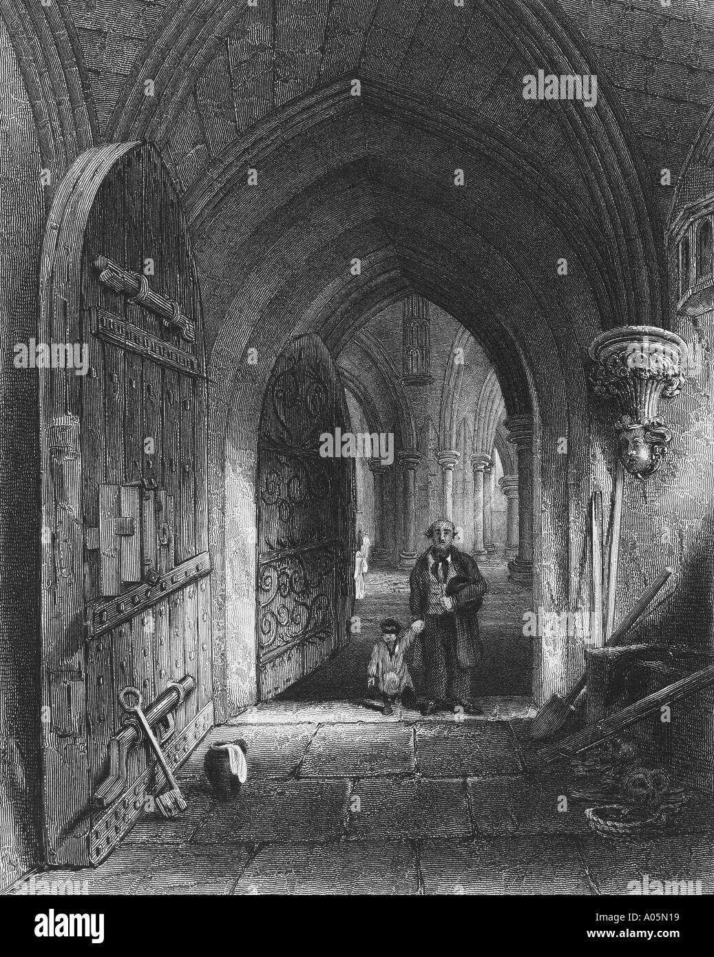 English crypt hi-res stock photography and images - Alamy