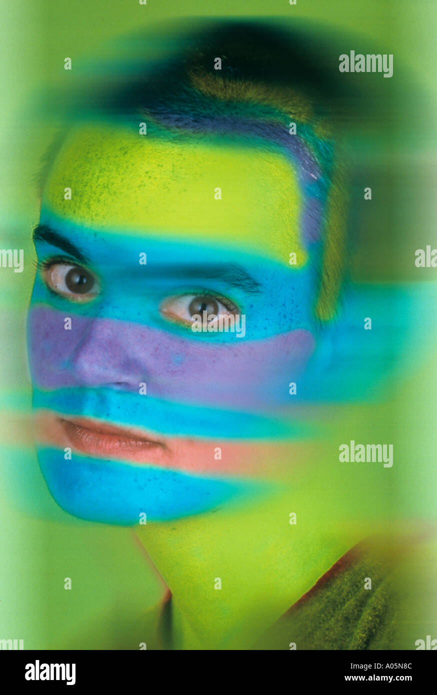Digitally manipulated portrait hi-res stock photography and images - Alamy
