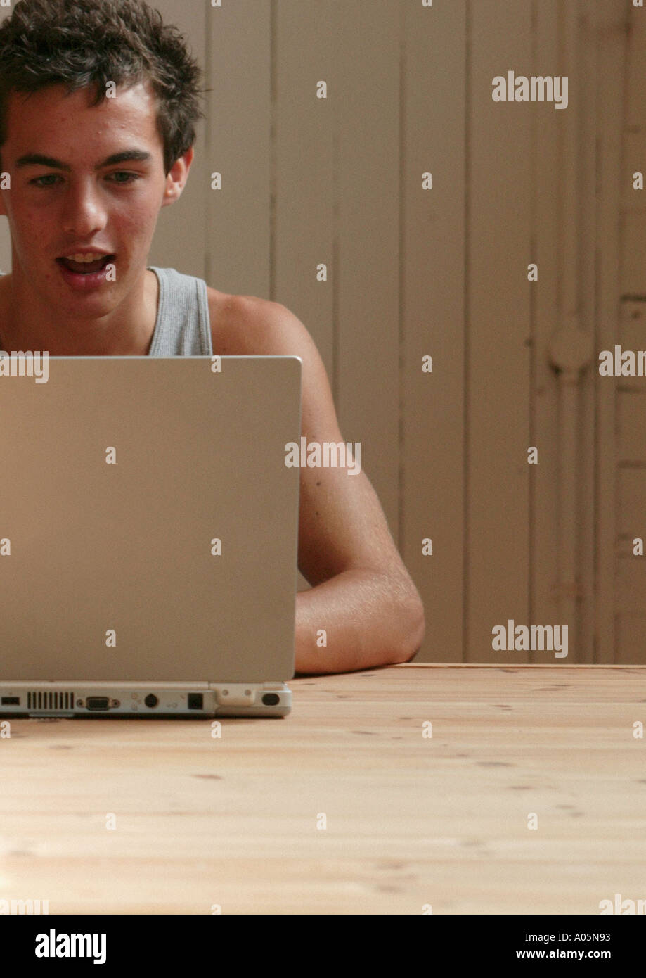 Boy 18 teen portrait hi-res stock photography and images - Alamy