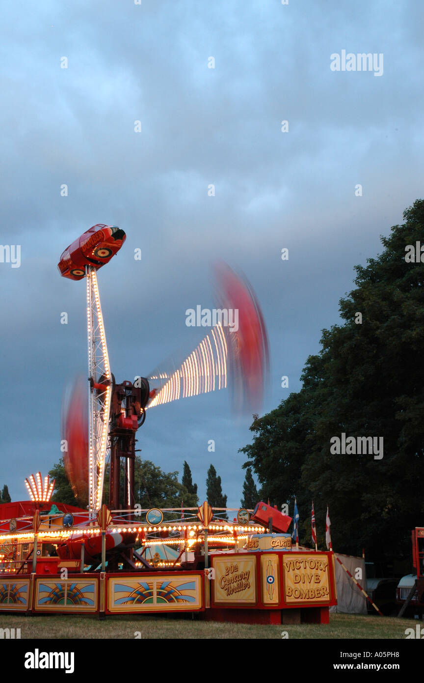 Funfair at night Stock Photo - Alamy
