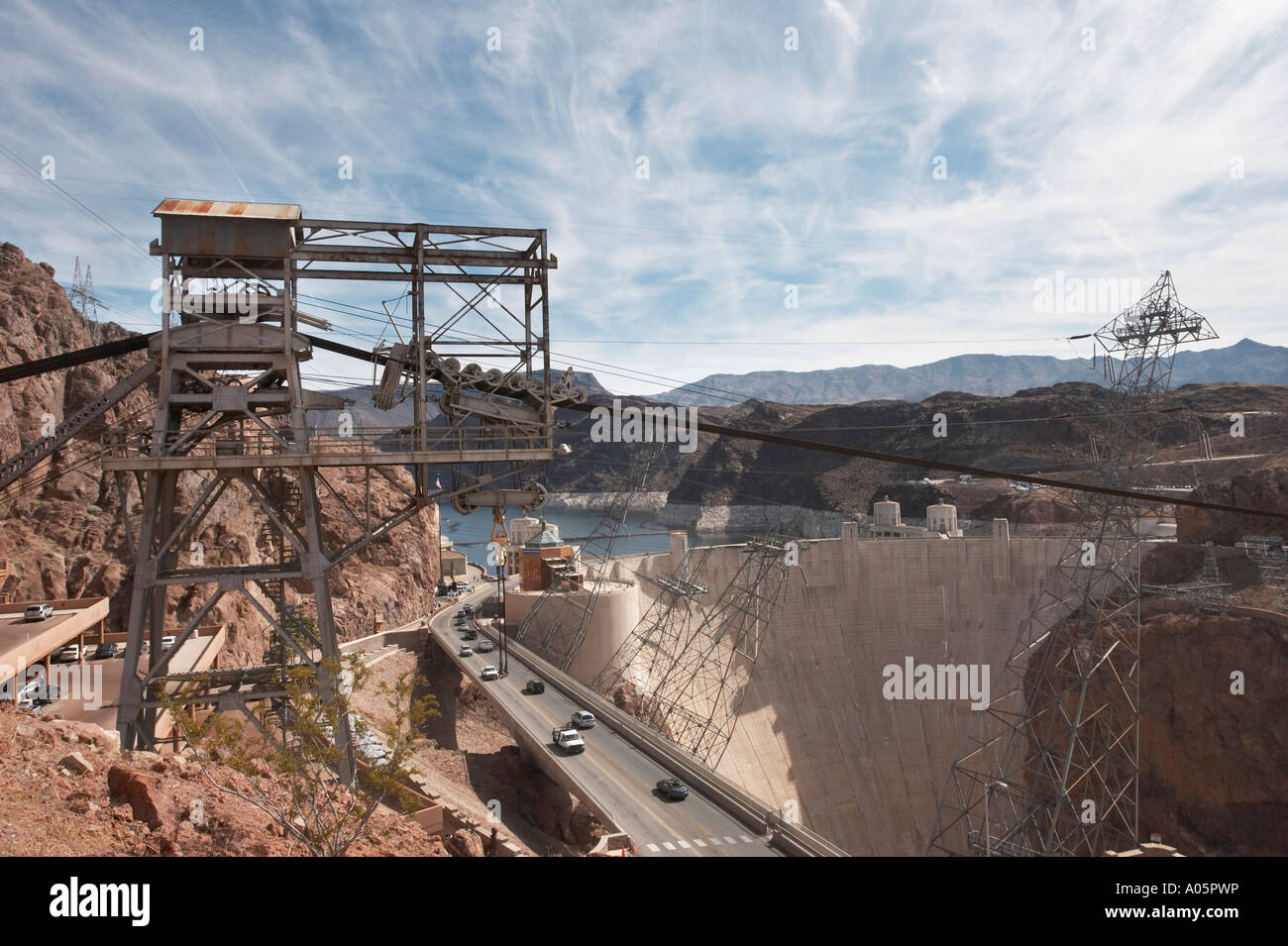 Overview of Hoover Dam Stock Photo - Alamy