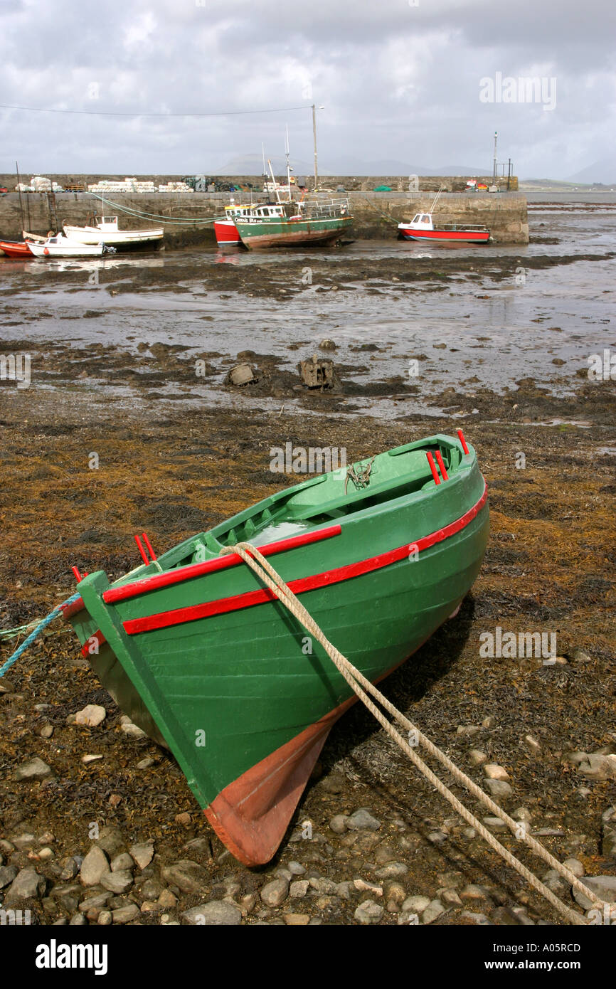 Ireland County Mayo boats at Murrisk Quay Stock Photo - Alamy