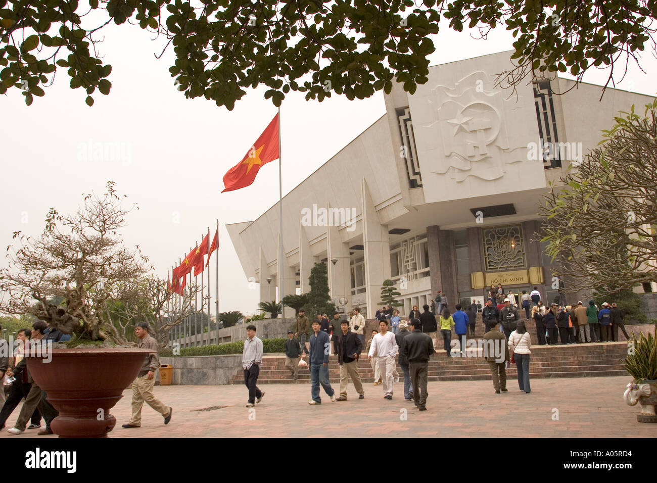 Vietnam Hanoi Centre Old Quarter Ho Chi Minhs Mausoleum Complex Ho Chi ...