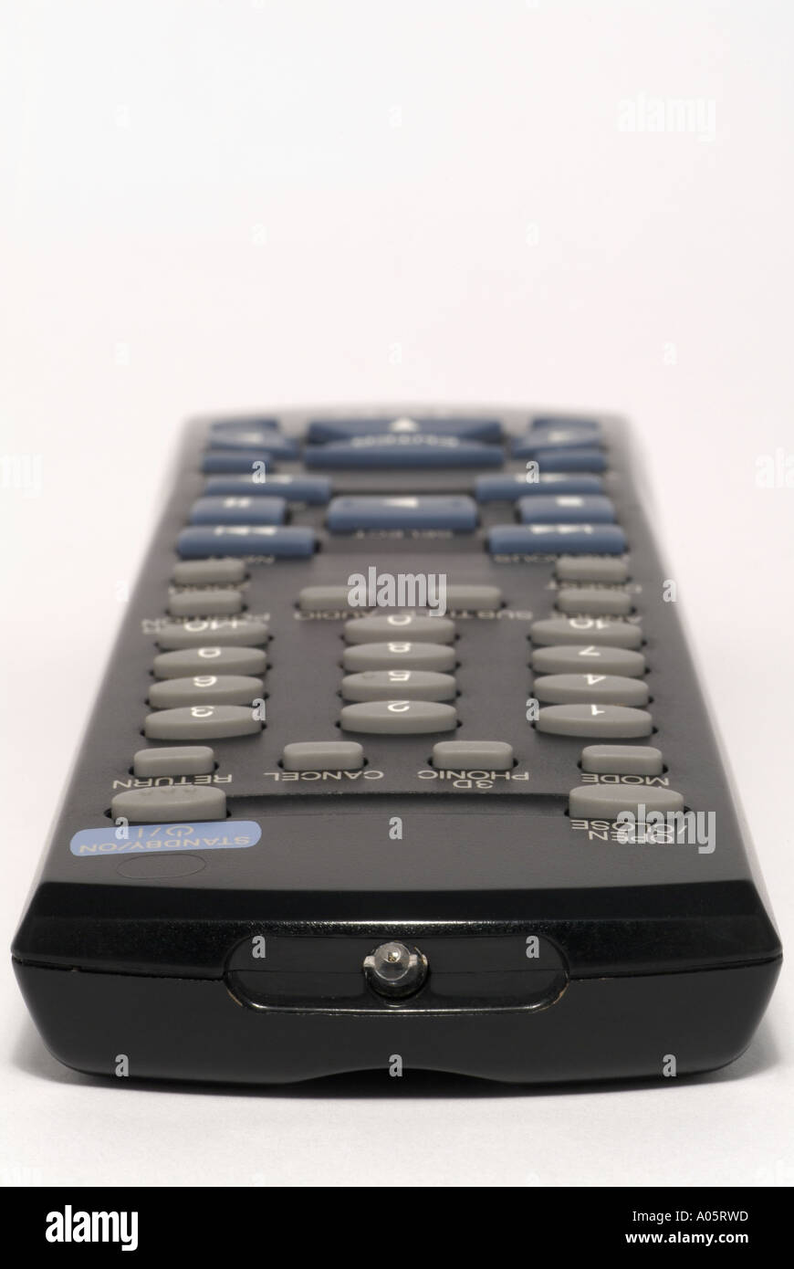 Remote Control Handset Against a White Background Stock Photo - Alamy