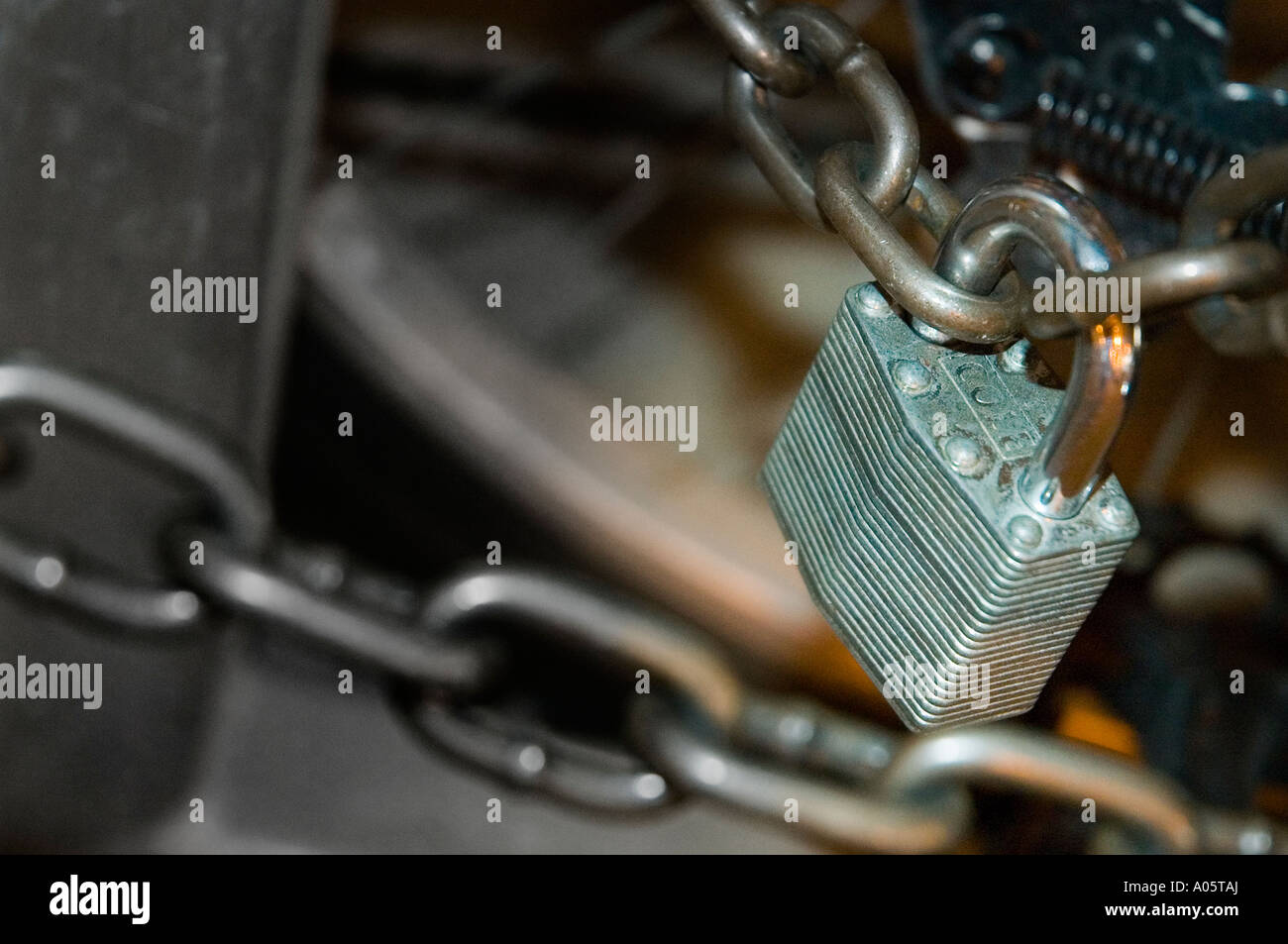 Heavy padlock hi-res stock photography and images - Alamy