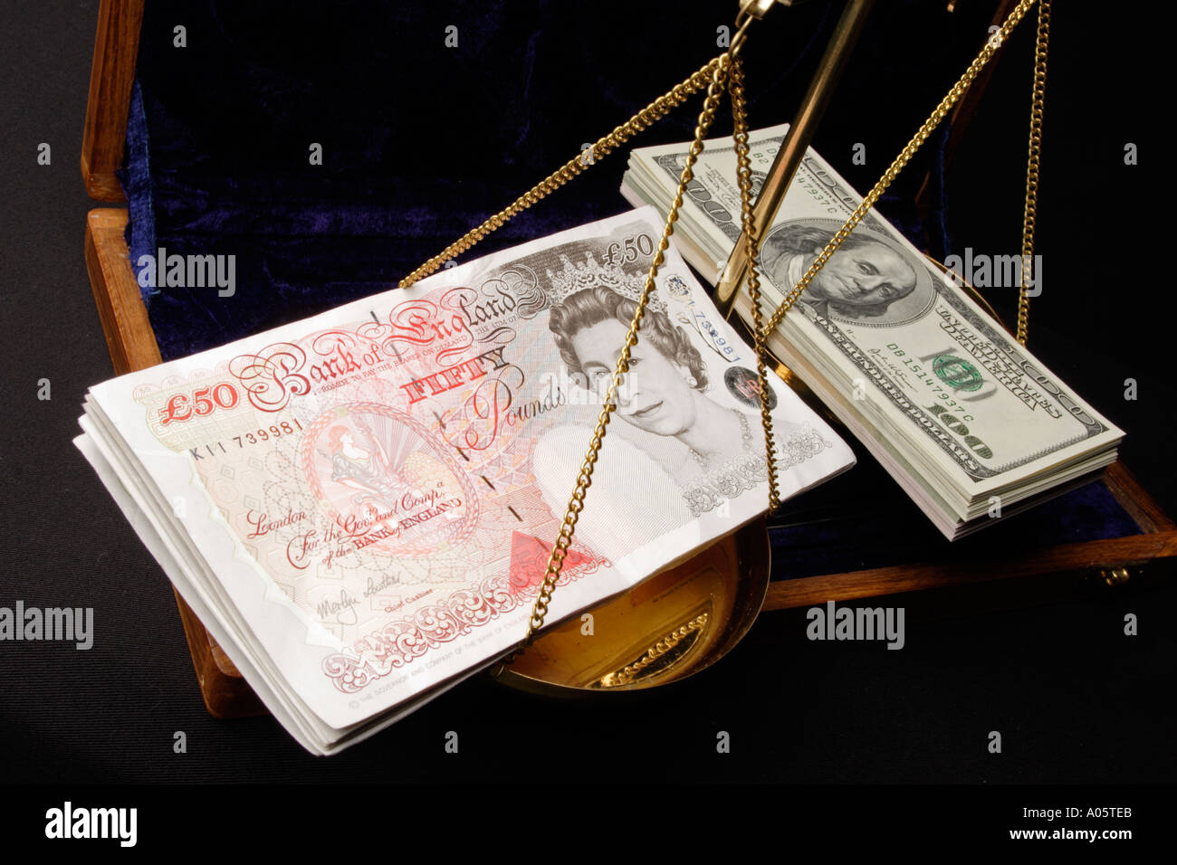 Pound notes piles hi-res stock photography and images - Alamy
